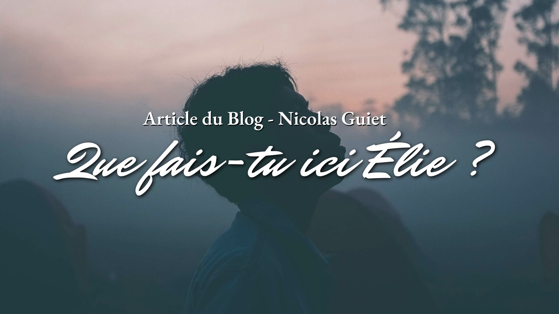 Que fais-tu ici Élie ? - Melkisedek